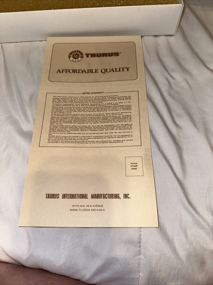 Taurus Gun Box Antique | eBay