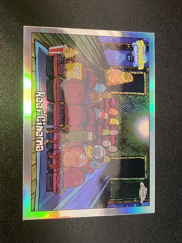 2025 Topps Chrome SpongeBob SquarePants Reef Cinema Refractor #132 | eBay