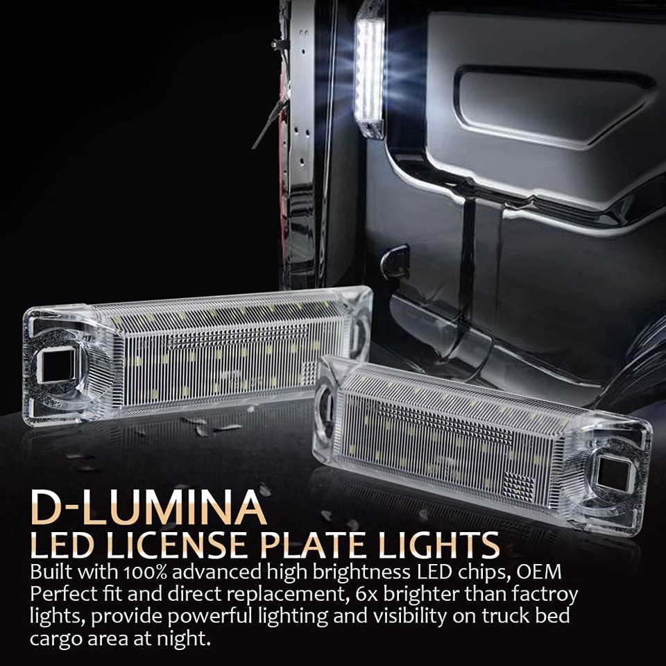 LED Truck Bed Cargo Lights w/ Wire Kit 6000K White for Dodge Ram 1500 ...