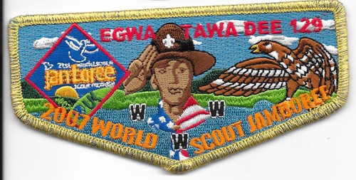 Boy Scout OA Egwa Tawa Dee 129 S81 2007 World Jamboree GA | eBay