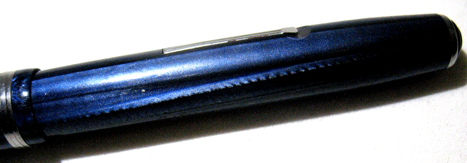 Vtg.Blue 5" Esterbrook Fountain Pen w Esterbrook 2968 Nib no Ink ...