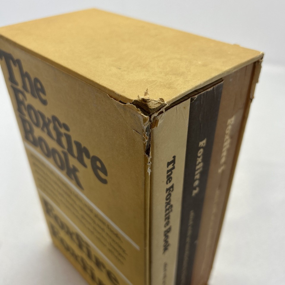 The Foxfire Book by Eliot Wigginton 3 Volume Box Set HC 1972 | eBay