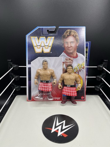 WWE/WWF Vintage Hasbro Mattel Retro Roddy Piper lot two figures #1 MIP ...