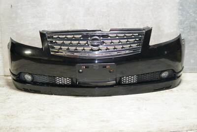 JDM Infiniti M35 M45 OEM Front Bumper Cover Lip Grille 2006 2007 Nissan ...