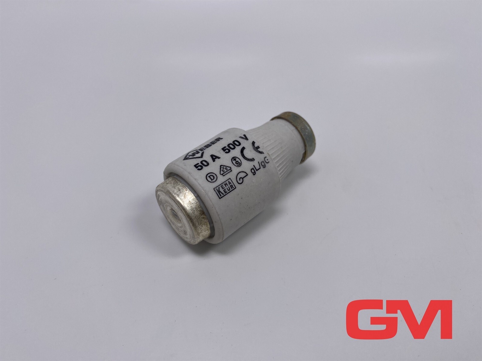 VE 5x Weber Sicherungseinsatz DT III 50A gG 500V fuse IW1232050 gL/gG ...
