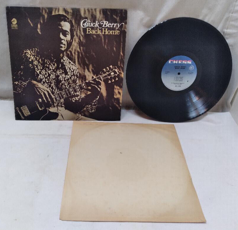CHUCK BERRY Back Home LP Chess blue fade label lps1550 1970 stereo vinyl rare!! | eBay
