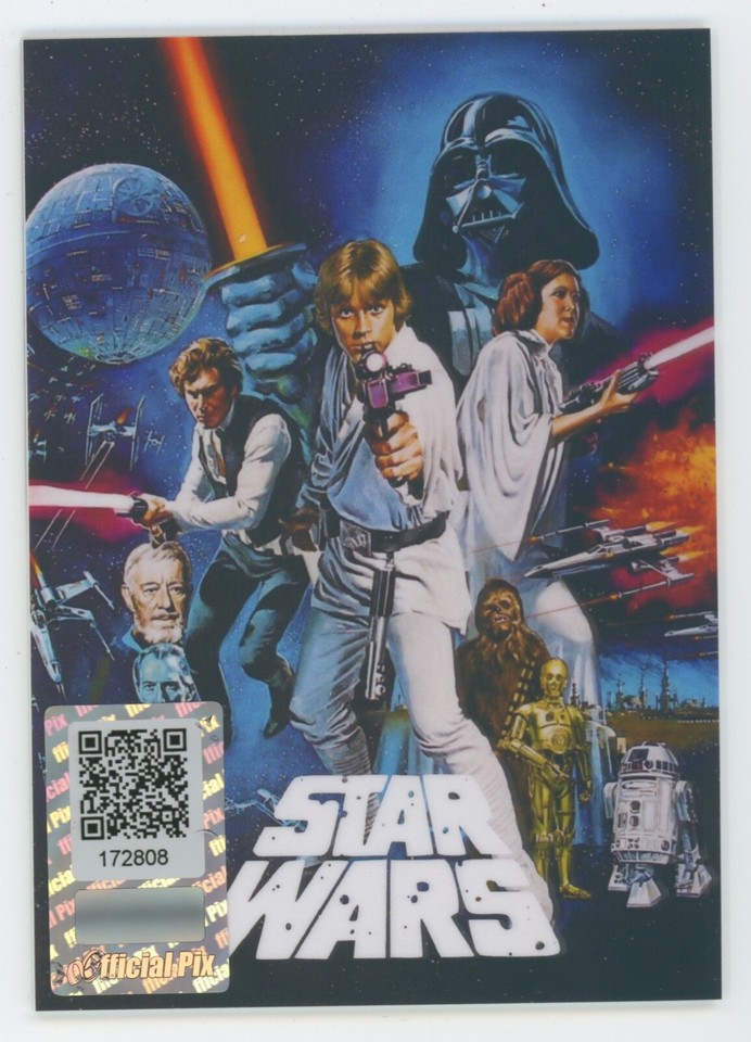 Mark Hamill Star Wars Autograph Signed Card Luke Skywalker Official Pix ...