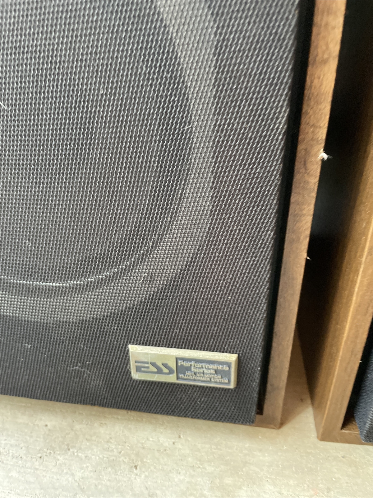 ESS Performance Series PS-9C speakers W/grill, Serial #. Woofers Need ...
