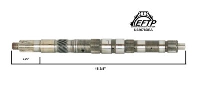 Dodge - Chrysler - A727/TF8 2wd output shaft 16-3/4" OAL 1962-1975 2nd ...