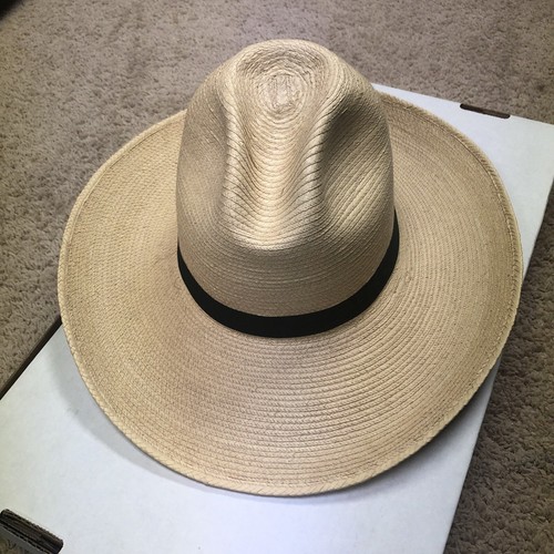 Guatemala Gus Palm Leaf Straw Cowboy Hat 7 1/8 Medium New | eBay