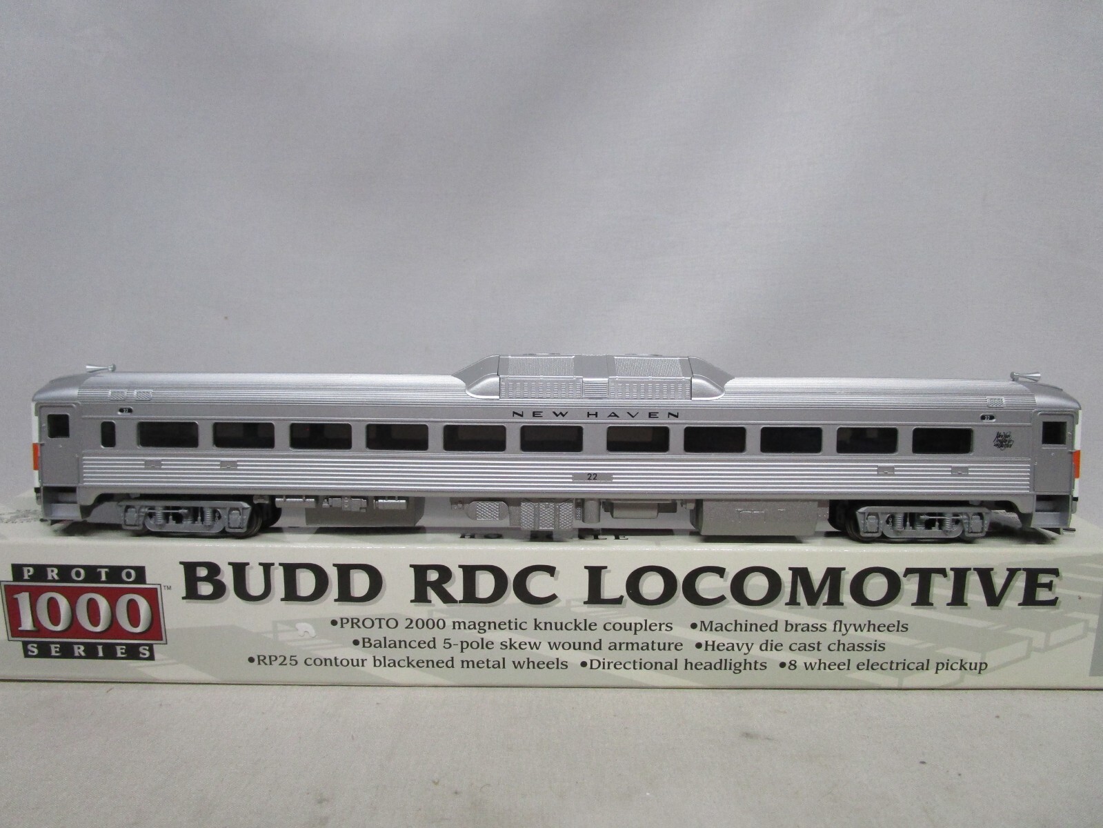 Proto HO Scale NH New Haven Budd RDC 1 Passenger Locomotive #22 NOS 30594