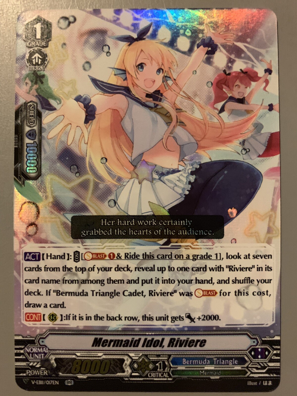 CARDFIGHT VANGUARD MERMAID IDOL RIVIERE (BERMUDA TRIANGLE) V-EB11/017EN ...