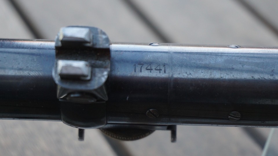 C.P. GOERZ BERLIN 4x GEWEHR Nr. 2143CC GERMAN SNIPER RIFLE SCOPE GEWEHR ...