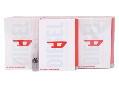 DIESEL D EDT 1.2ml .04fl oz x 12 COLOGNE SPRAY SAMPLE VIALS SEALED | eBay