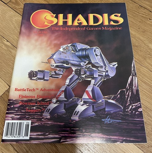 SHADIS Magazine 12 Battletech Adventure | eBay