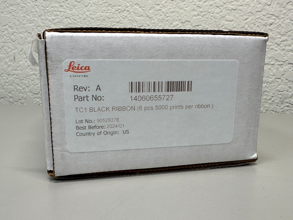 New Leica HistoCore PERMA S Slide Printer 6-piece TC1 Black ink ribbon ...