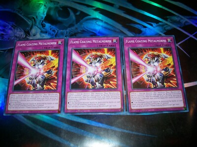 3x Flame Coating Metalmorph 1st Edition Common SUDA-EN075 Yu-Gi-Oh! | eBay