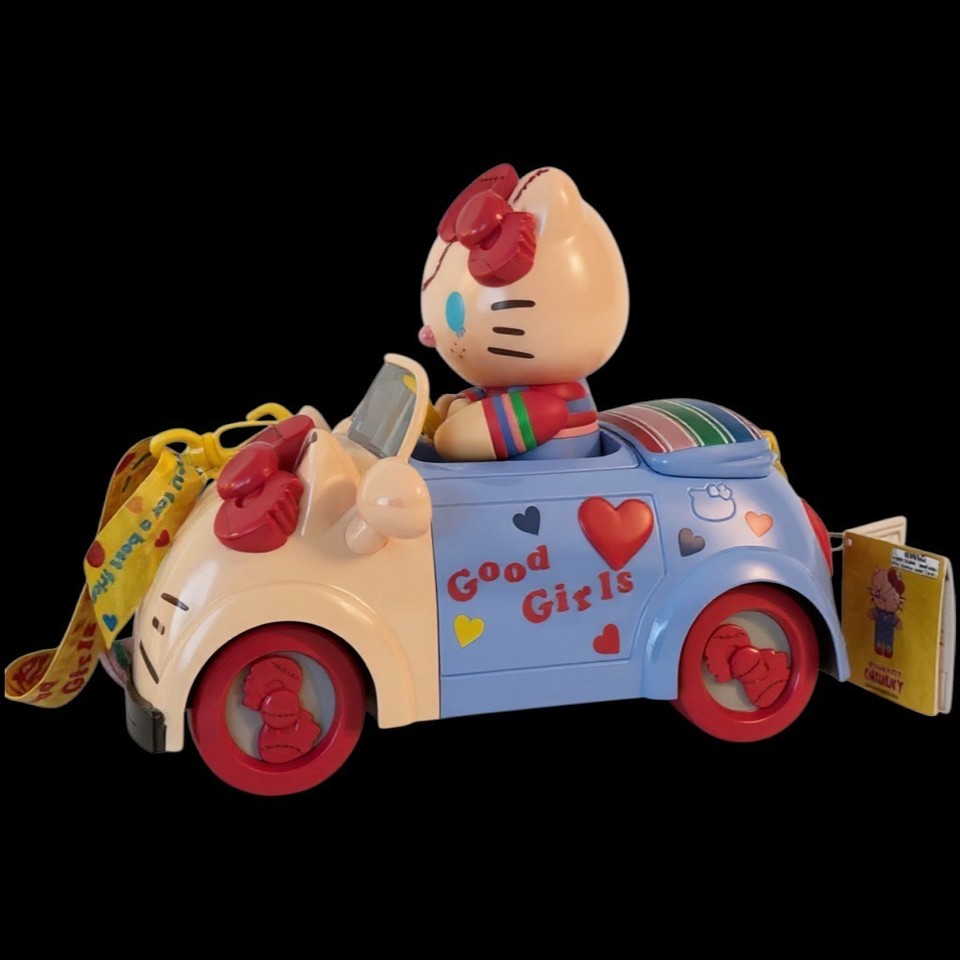 Hello Kitty Chucky Popcorn Bucket 2025 Light Up Headlights Halloween ...