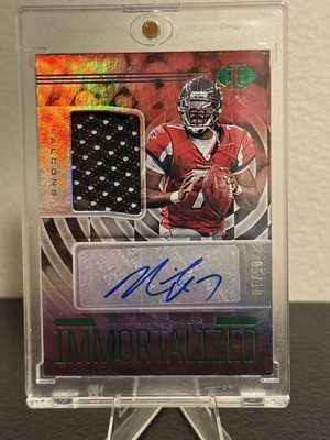 2020 Panini Illusions Immortalized Michael Vick Patch Auto /10 #IJ-MVI ...