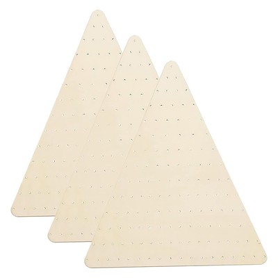 Wreath Frame, Wreath Board Wooden Triangle Decoration DIY Craft Wreath ...