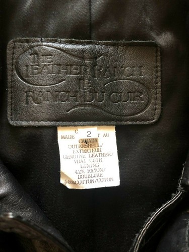 Vintage The Leather Ranch Le Ranch du Cuir Leather Ja… - Gem
