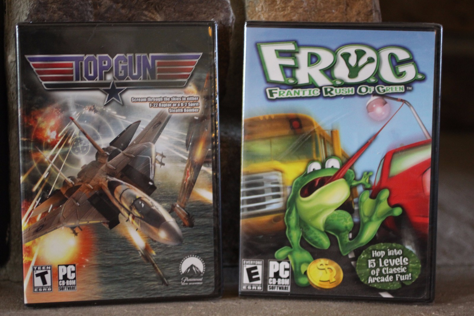 FROG FRANTIC RUSH OF GREEN & TOP GUN (SCREAM THROUGH THE SKIES) PC CD ...