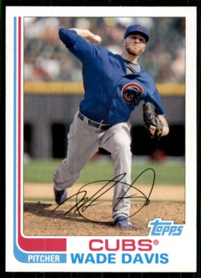 2017 Topps Archives MLB Baseball Wade Davis Chicago Cubs #165 | eBay