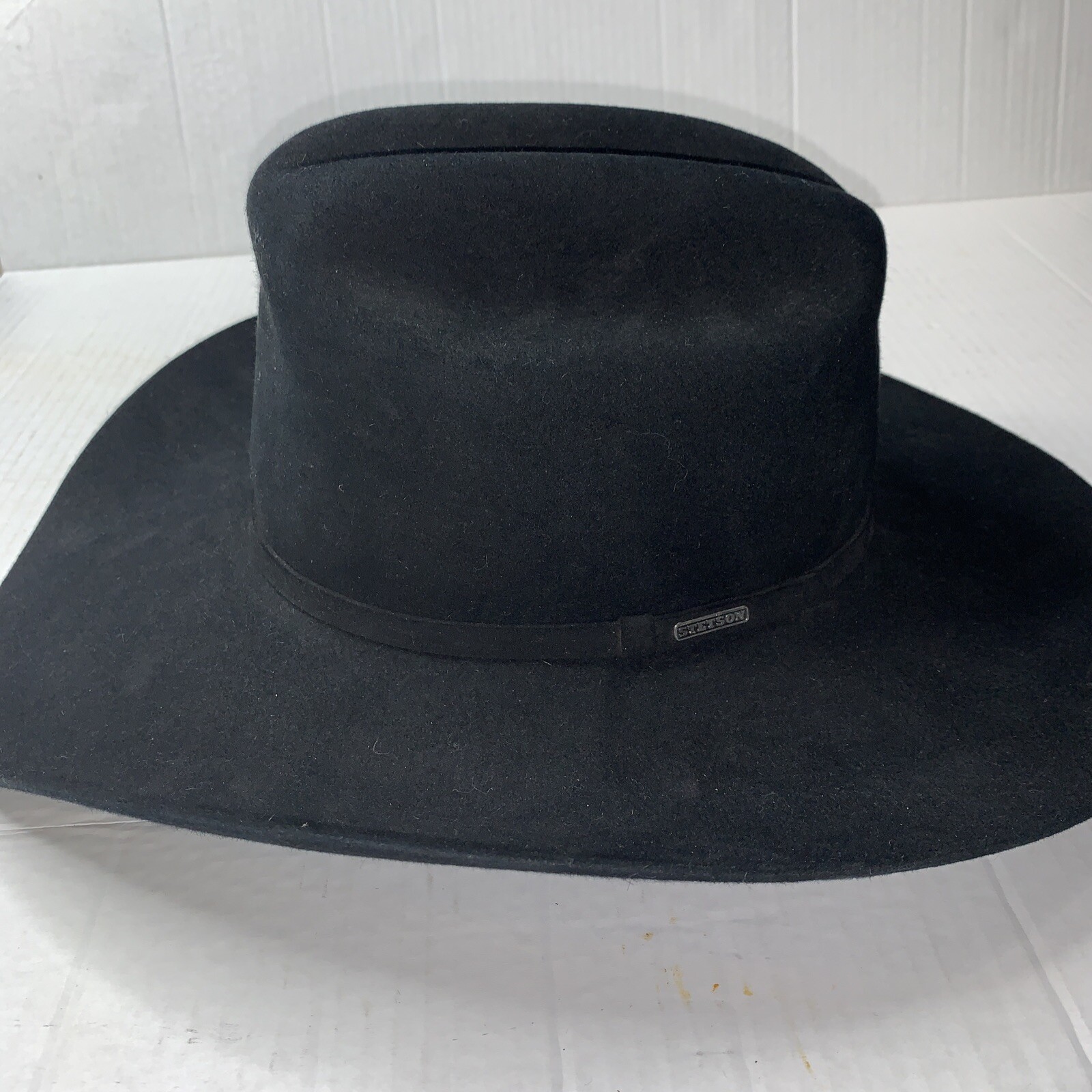 JOHN B . STETSON 4X BEAVER BLACK COWBOY HAT Canyon SI… - Gem