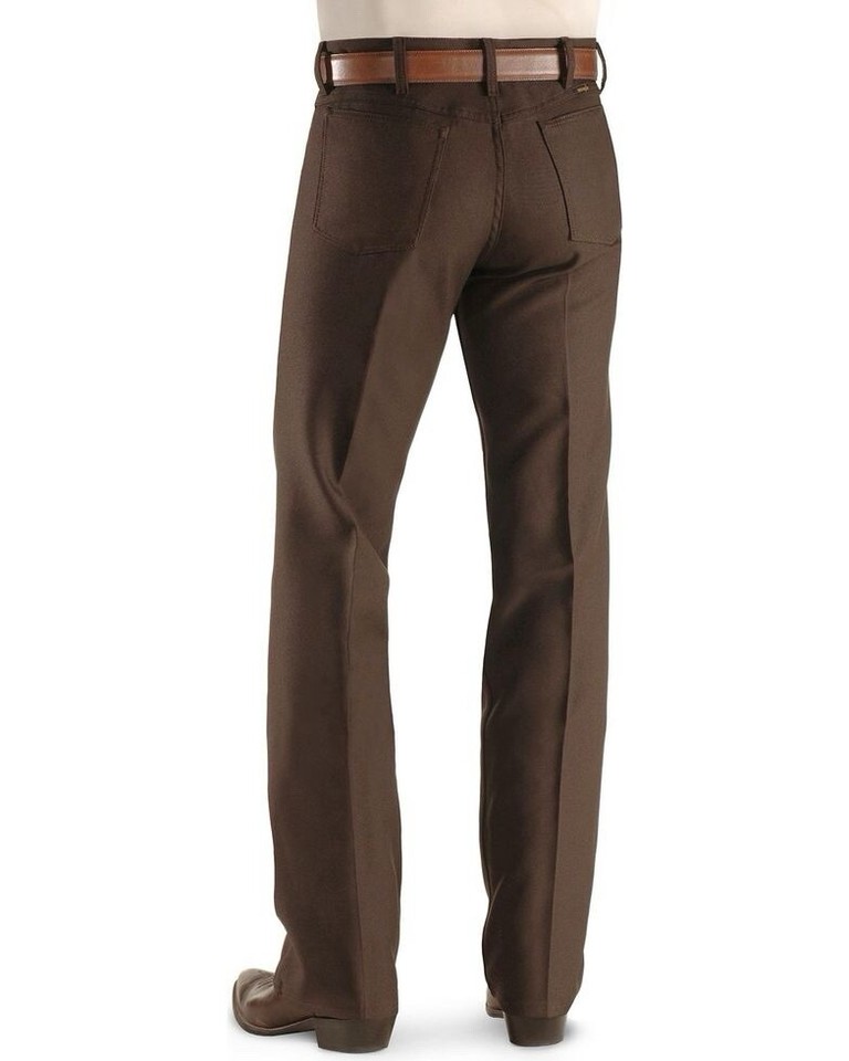 Never Worn. Men's Wrangler® Wrancher Brown Polyester Jean Pants Multi ...