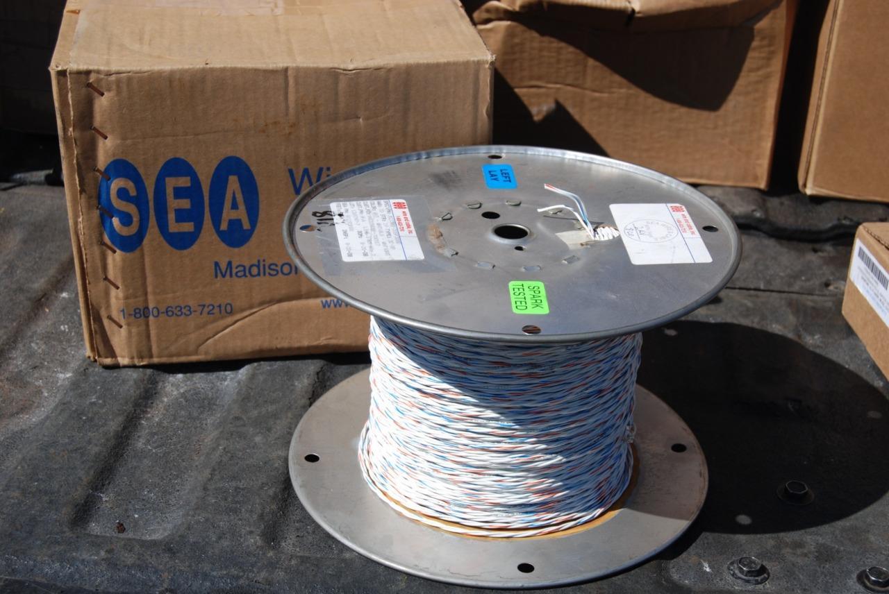 MIL-SPEC M27500-20SP3U00 TRIPLE TWISTED 20AWG SILVER PLATED M22759/43 ...