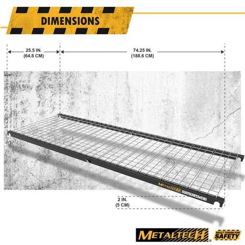 MetalTech Metal Multipurpose Storage Shelf Accessories Scaffolding ...