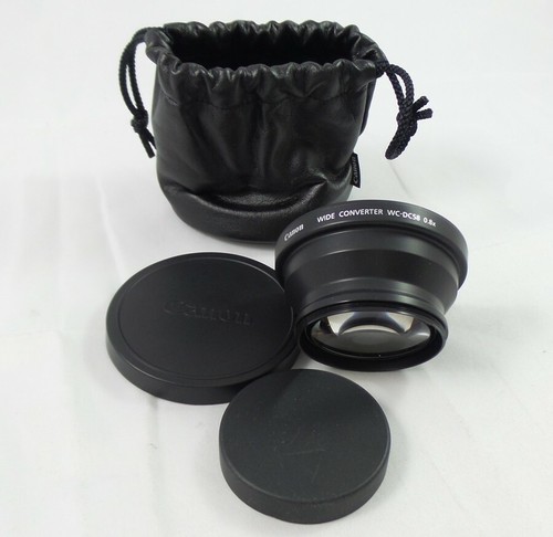 Canon WC-DC58 Wide Converter Lens for PowerShot G1 G2 Pro 90 (5742A001 ...