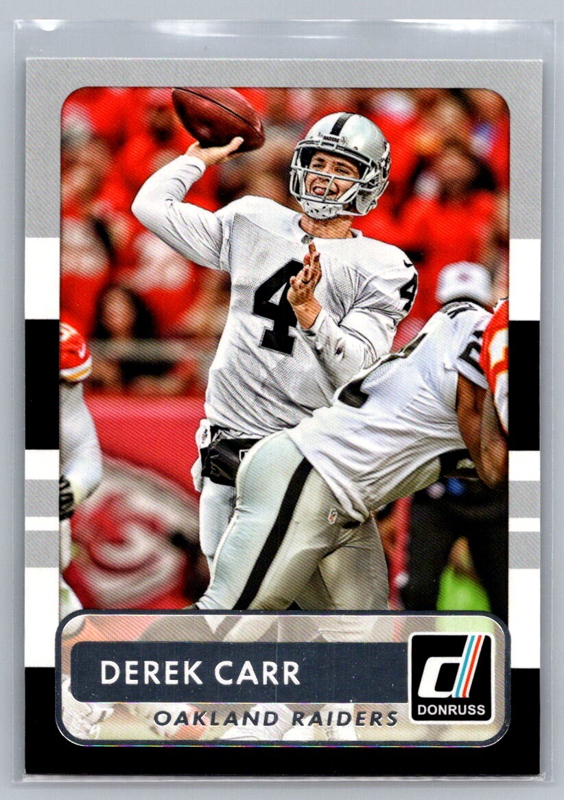2015 Donruss #23 Derek Carr Red Foil | eBay