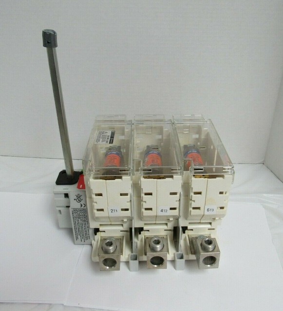 Square D J200A 3 Pole 200a Fusible Disconnect Switch for sale online | eBay
