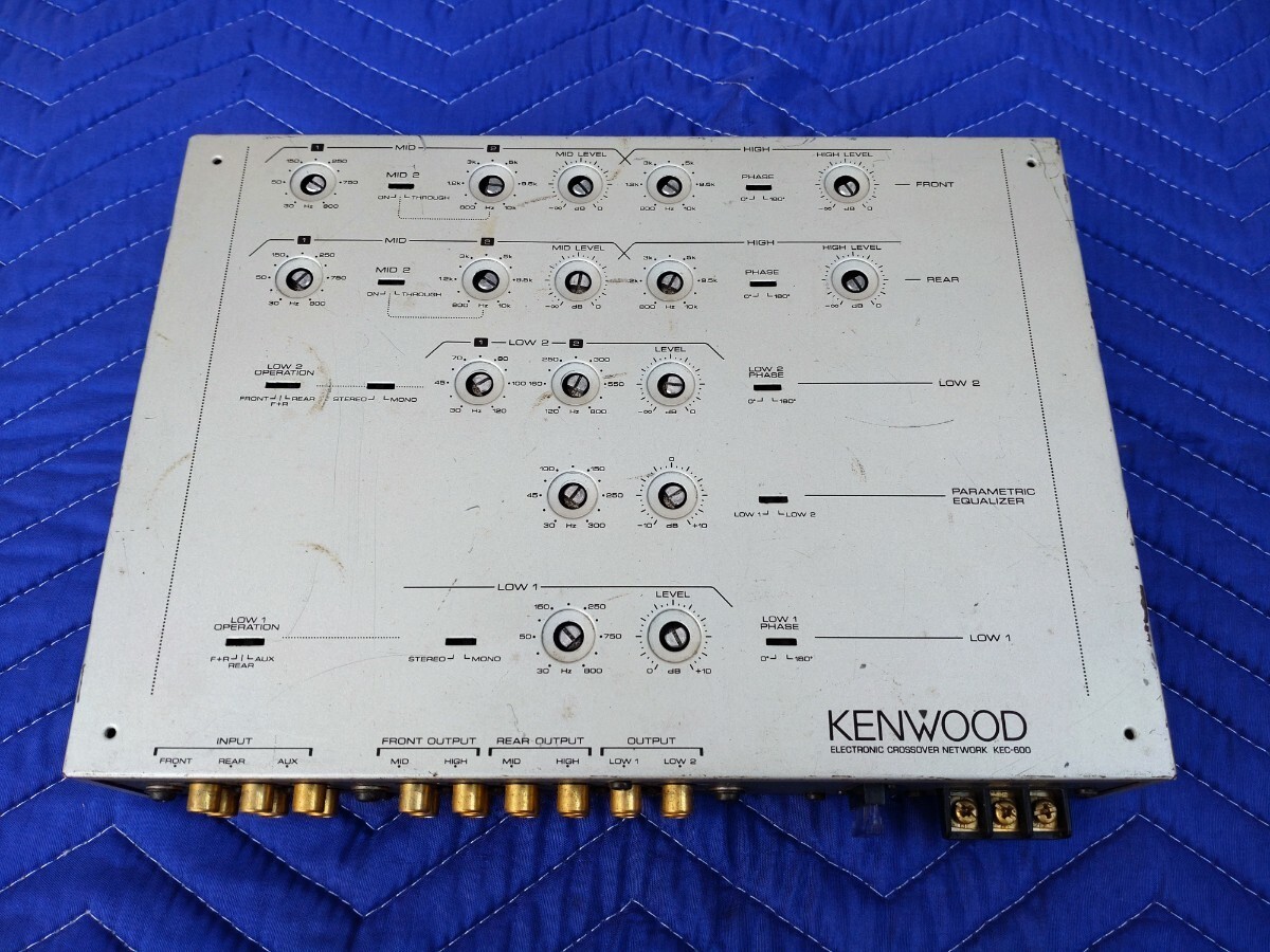 Kenwood Kec-600 6way Electronic Crossover Network Maintenance Completed ...