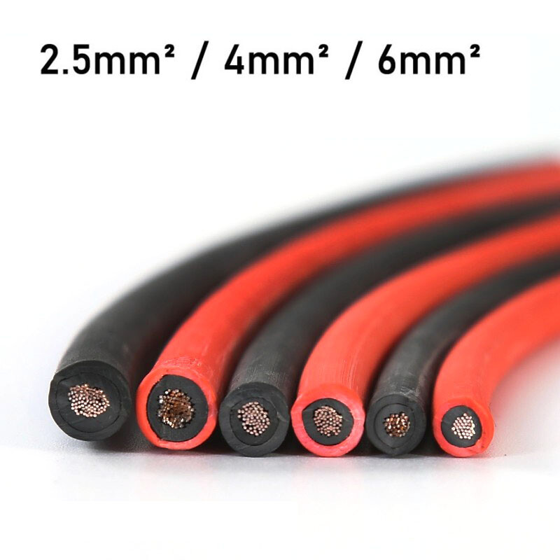 Photovoltaic Insulated Electrical Solar Cable 6/8/10/12/14 AWG Panel ...