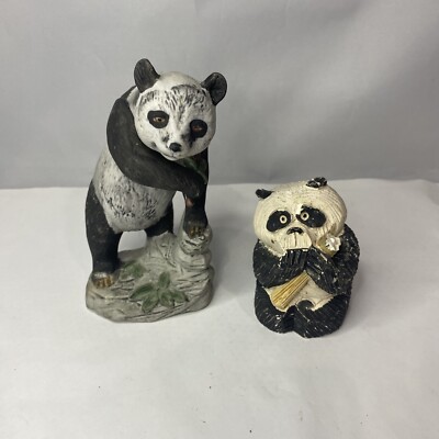 Vintage Artesania Rinconada Panda Bear Hand Made Plus An Extra Bonus ...