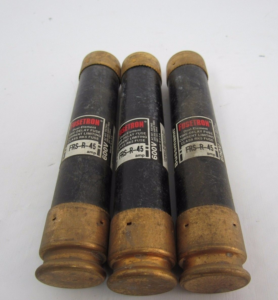 FUSETRON FRS-R-45 45AMP FUSES LOT OF 3 | eBay