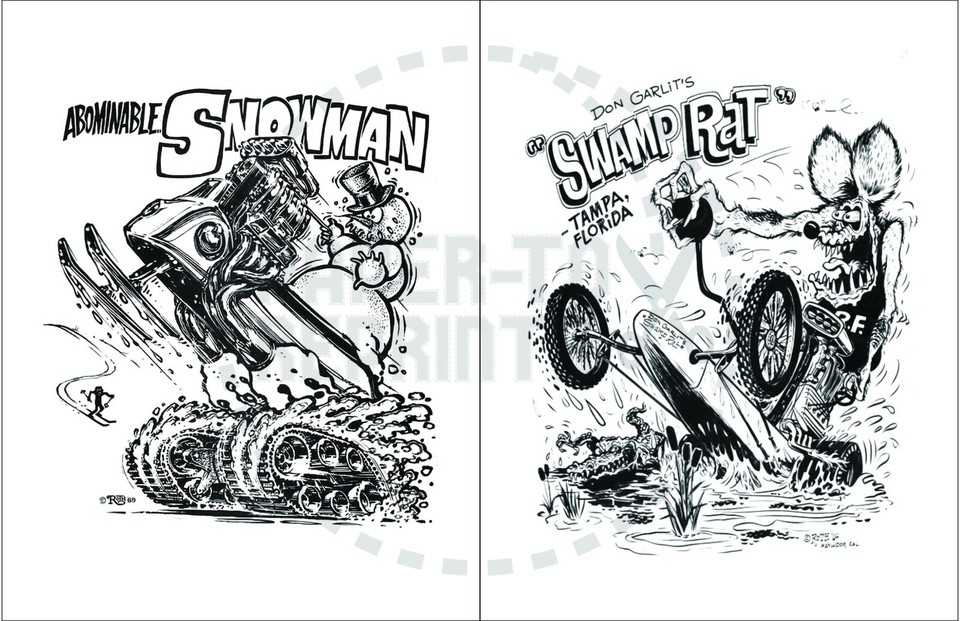 ED "BIG DADDY" ROTH MONSTER COLORING BOOK - VINTAGE REPRINT WITH BONUS ...