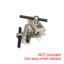 nov TITANIUM easy shell Clamps Lever series v.2.0 / GOLD for Brompton ...