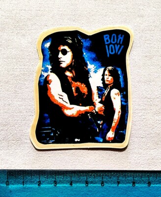 Very Rare Sticker Bon Jovi Original Adhesive 80'S Vintage Music | eBay