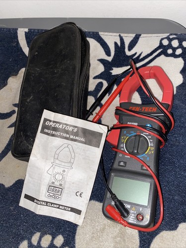 Cen-Tech Clamp Meter P41080 Digital Clamp And Manual Case | eBay