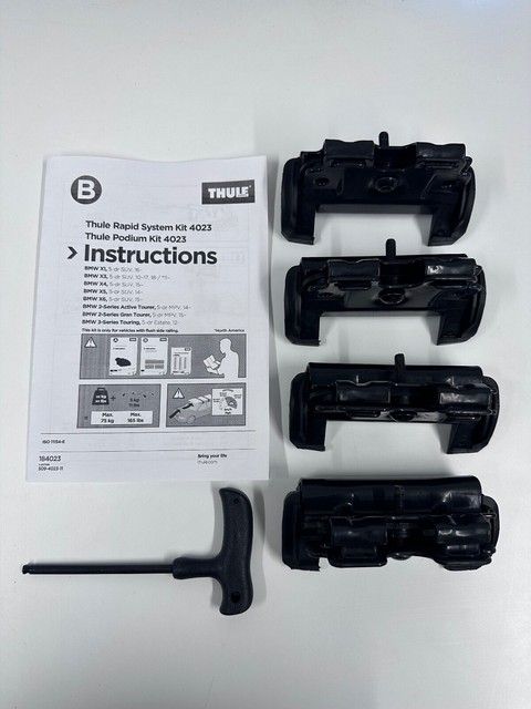 Thule Kit 4023 BMW X1 X2 X3 X4 X5 X6.BMW 2 3 SERIES ACTIVE GRAN TOURER ...