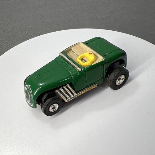 1960s Aurora T-Jet Green Hot Rod Coupe HO Slot Car Vintage Thunderjet ...