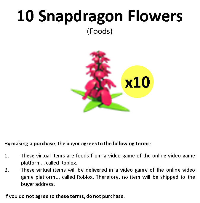 Adopt From Me - Butterfly Sanctuary Update - Snapdragon Flower (Virtual ...
