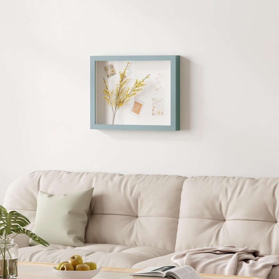 Shadow Box Frame 11x14 with Real Glass - Ideal for Keepsake ...
