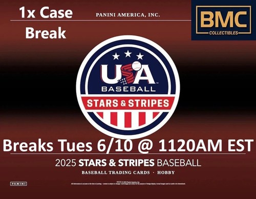 Grady Emerson 2025 Panini Stars & Stripes Baseball 1x Hobby Case Break ...