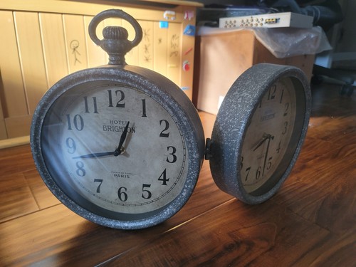 BRIGHTON Double-Sided Wall Clock - 218 Rue De Rivoli PARIS - Inc FREE ...