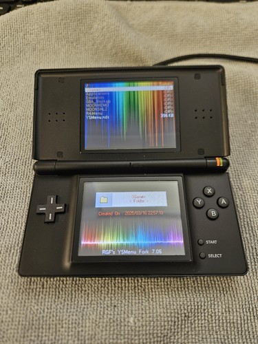 Upgraded NDS Lite - USB-C - Aftermarket Pokemon Shell - R4 Card w/ 32GB ...