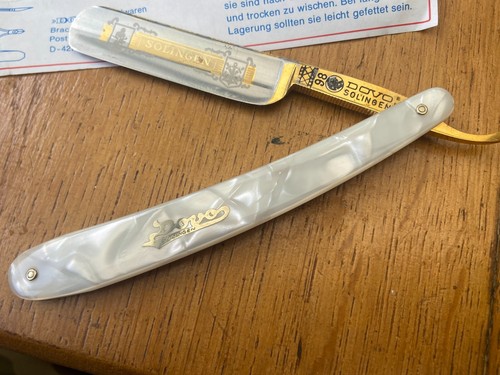 COUPE CHOUX RAZOR DOVO SOLINGEN 98 CHASSE FAçON NACRE 5/8 | eBay